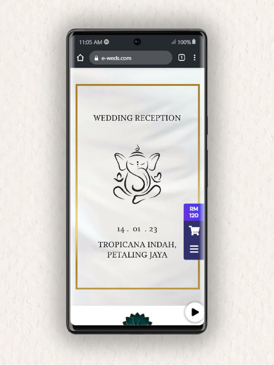 Custom Design | E-Weds - Online Wedding E-Invitations